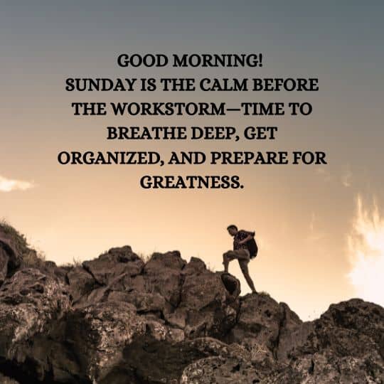 750 Good Morning Sunday Quotes To Brighten Your Day - Textpalace